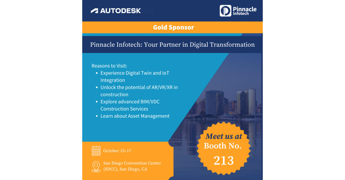 Pinnacle Infotech to Unveil Latest Digital Construction Solutions at AU ...