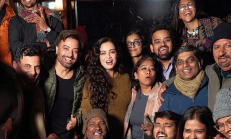 Dia Mirza wraps shoot of upcoming love story with Rahul Bhat, shares ...